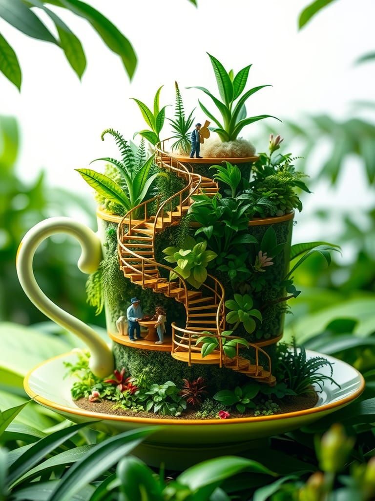 Miniature botanical garden - Miniature botanical garden