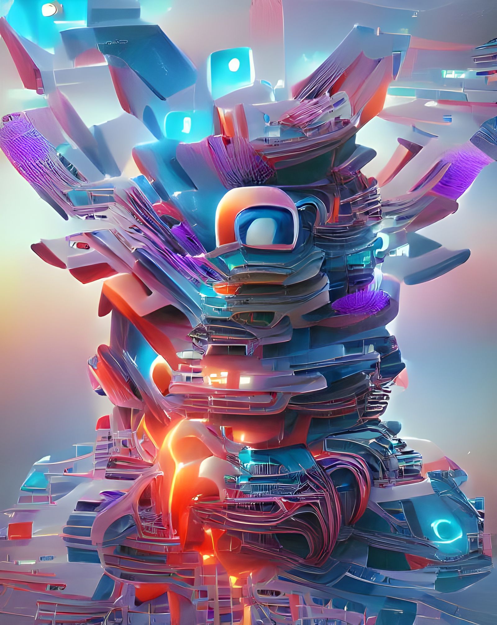 TECH STACK - AI Generated Artwork - NightCafe Creator