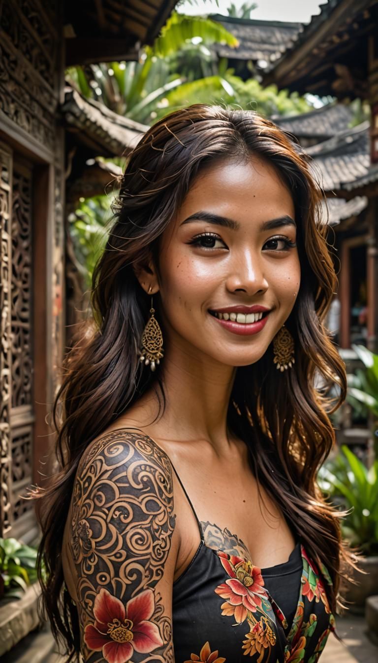 Balinese Beauty Series ♠️ - AI Generated Artwork - NightCafe Creator