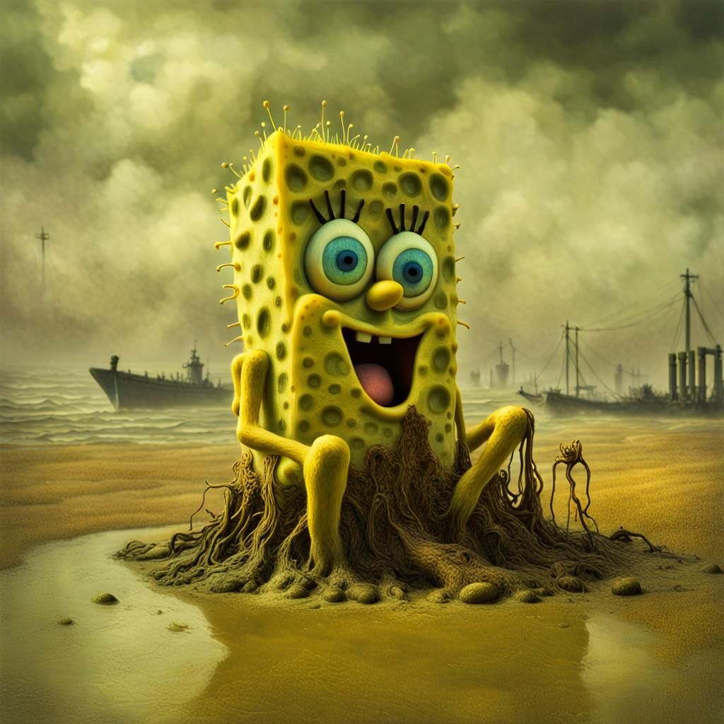 SpongeBob rehydrated release - AI Generated Artwork - NightCafe Creator