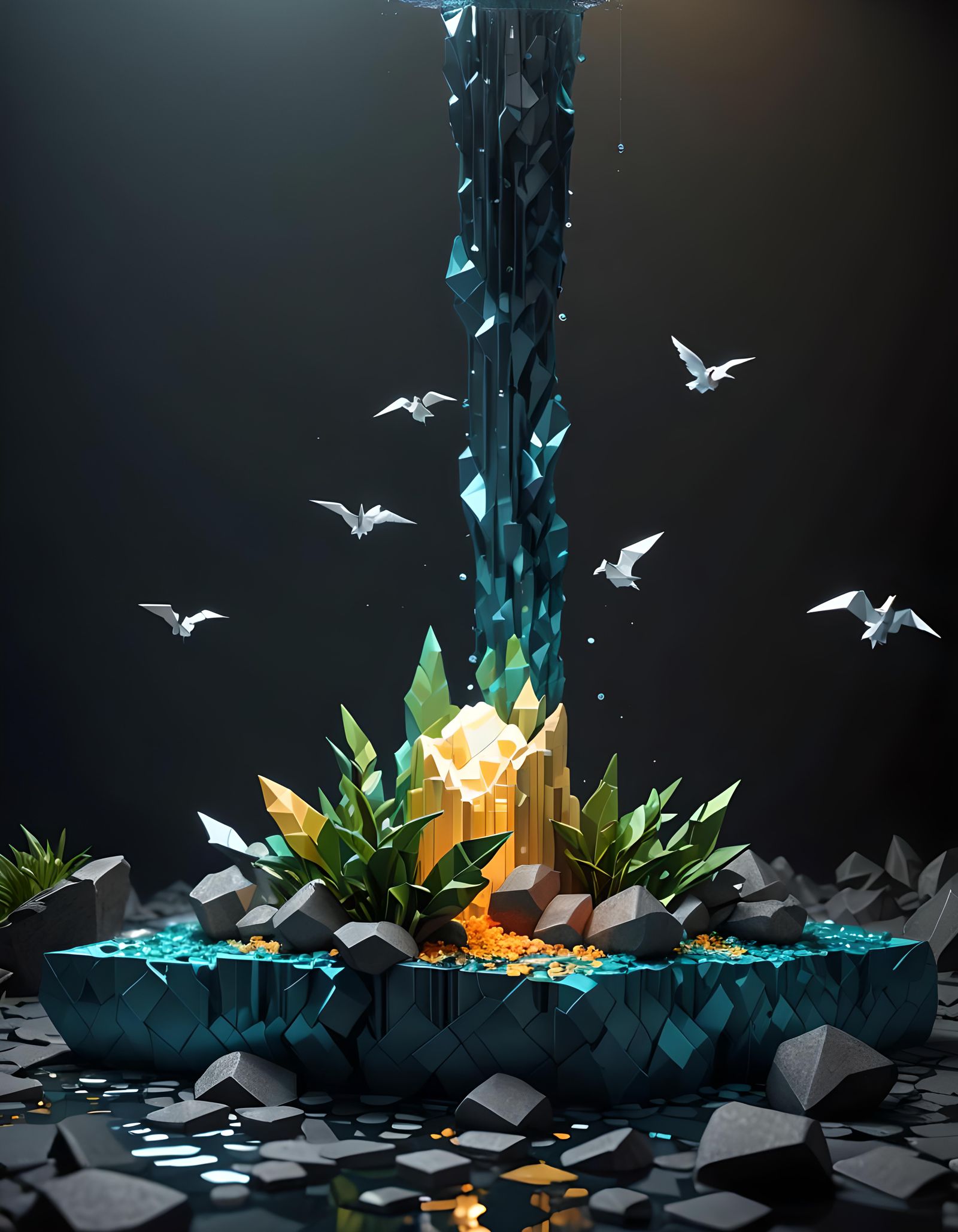 Digital Spring - AI Generated Artwork - NightCafe Creator