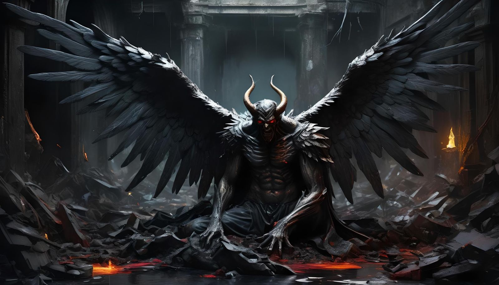 Lucifer's Lament - AI Generated Artwork - NightCafe Creator