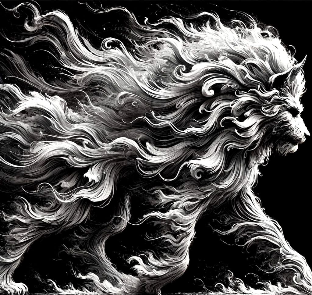 Lion vs. storm - Lion vs. storm