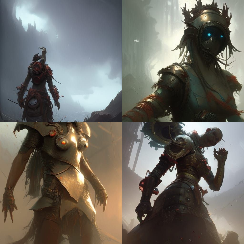 Creepy Diver Armor - AI Generated Artwork - NightCafe Creator