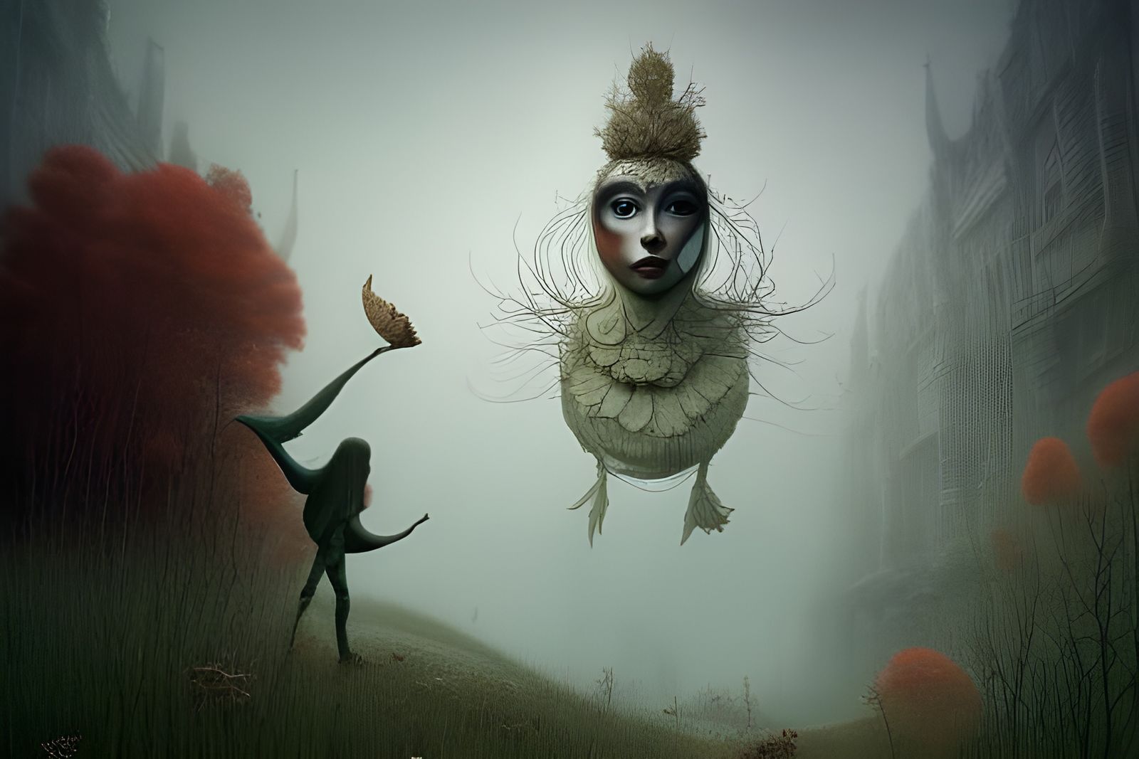 Flying Banshee - AI Generated Artwork - NightCafe Creator