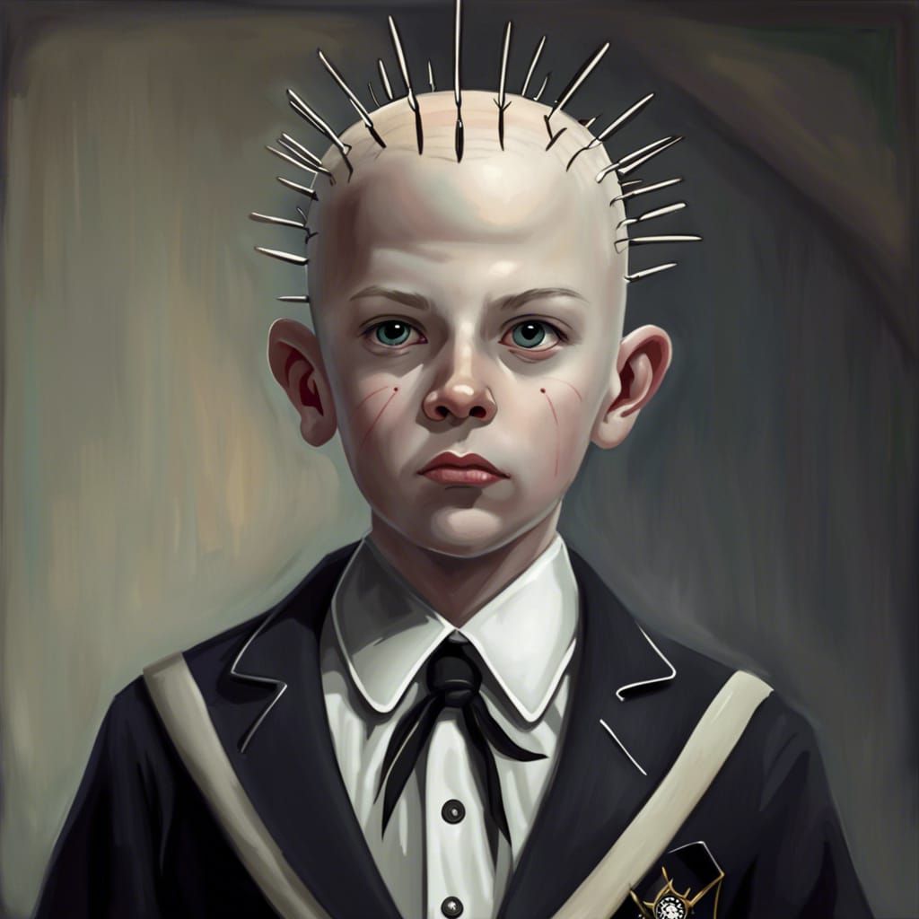 Private School Pinhead - AI Generated Artwork - NightCafe Creator