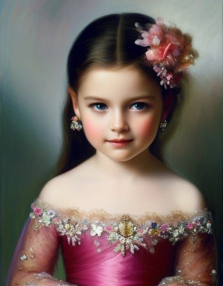 Little Princess Diane - AI Generated Artwork - NightCafe Creator