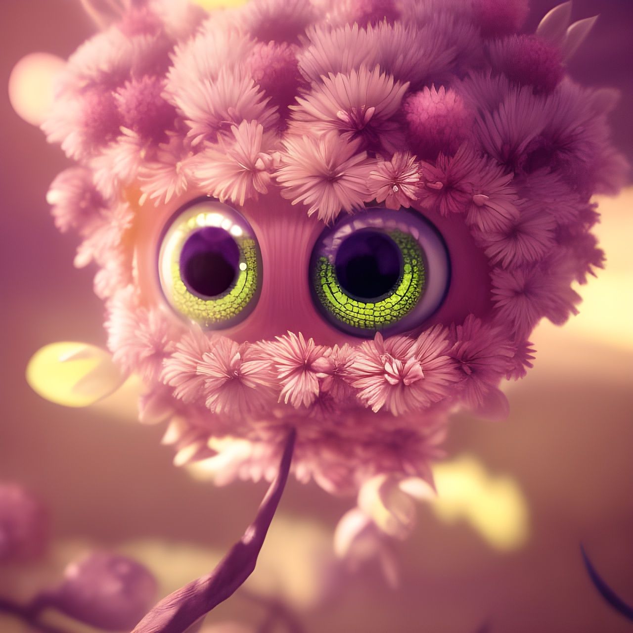 Flower Creature #1 - AI Generated Artwork - NightCafe Creator