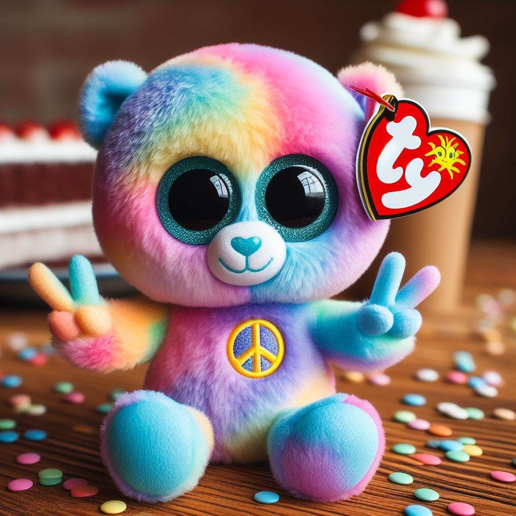 peace beanie boo style - AI Generated Artwork - NightCafe Creator