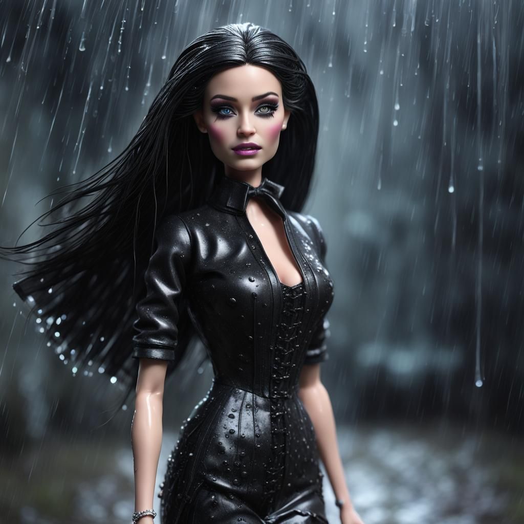 Goth Barbie…….from the new ‘Dark’ series… - AI Generated Artwork ...
