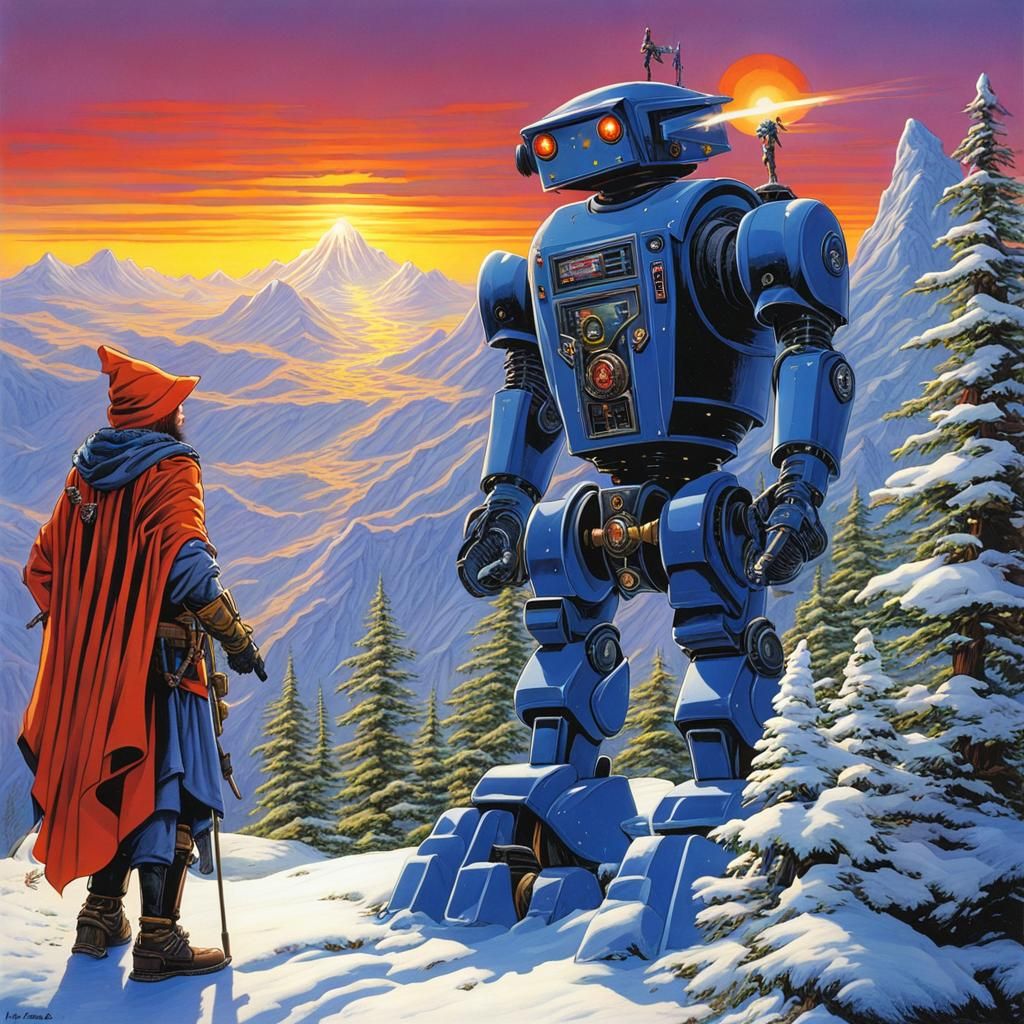 Yes, This Is The Place - Fantasy Robot Meets Wizard in a Sno...
