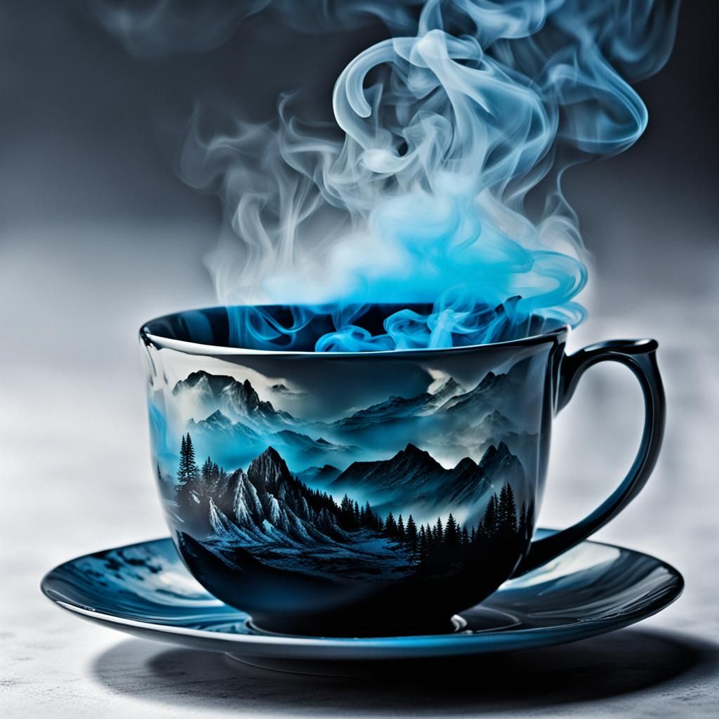 Smokey Mountain Teacup - Smokey Mountain Teacup