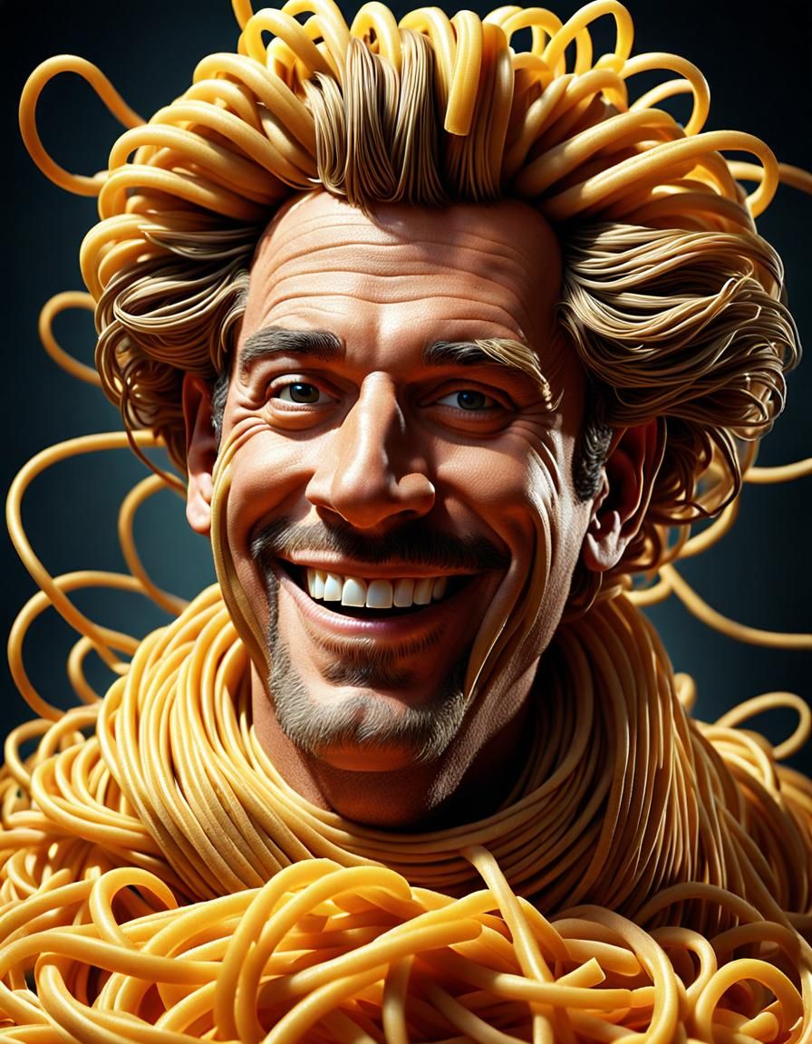 spaghetti man :) - AI Generated Artwork - NightCafe Creator