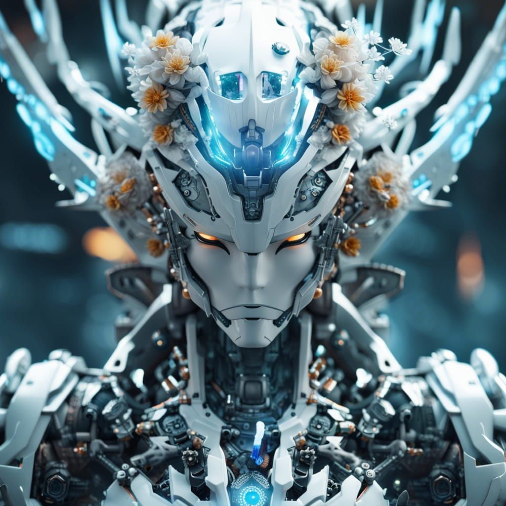 Garland of the War Mecha - AI Generated Artwork - NightCafe Creator