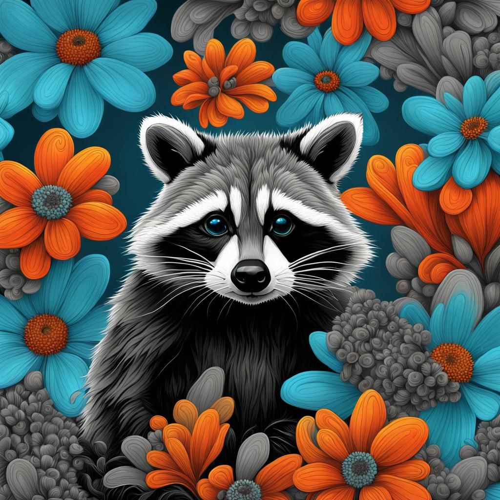 Raccoons - AI Generated Artwork - NightCafe Creator