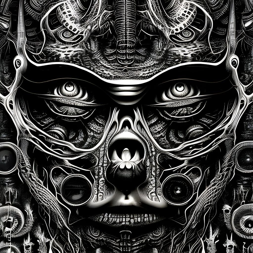 closeup portrait of an interdimensional creature - AI Generated Artwork ...