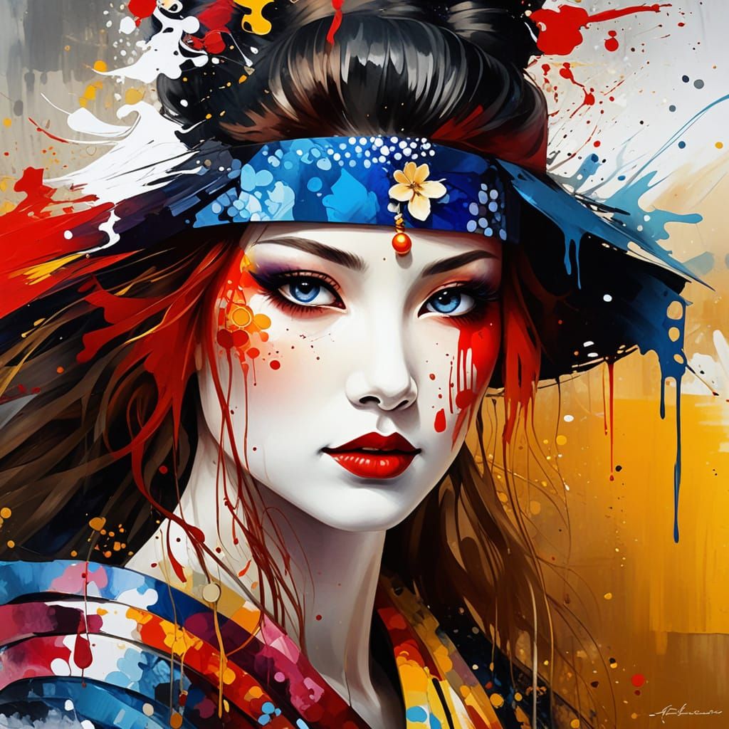 Ink splatter japan - Ink splatter japan