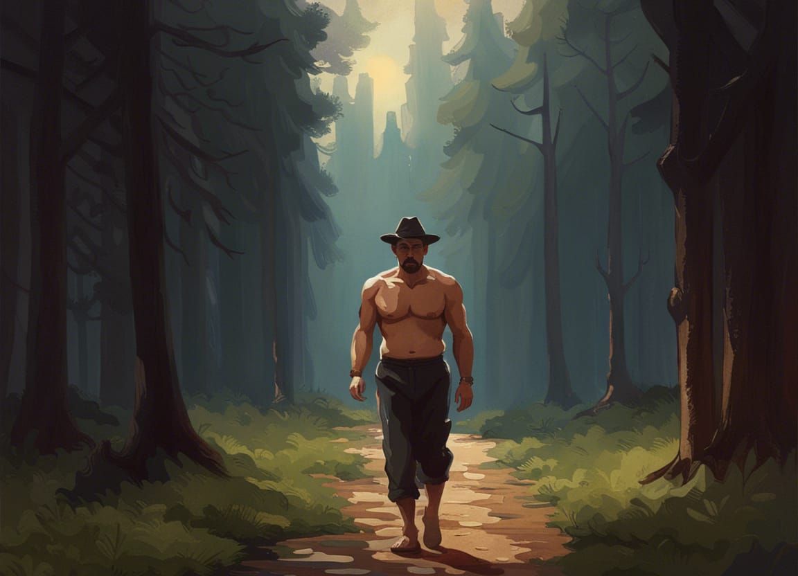 Menacing walk - AI Generated Artwork - NightCafe Creator