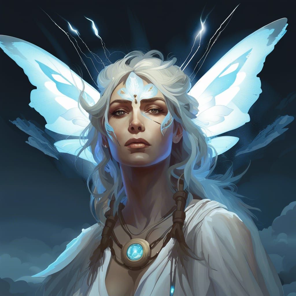 femme papillon - AI Generated Artwork - NightCafe Creator