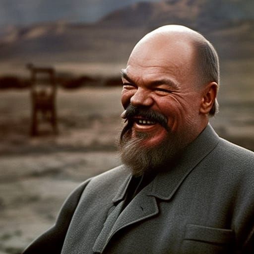 vladimir lenin, sinister yet pleased - AI Generated Artwork - NightCafe ...