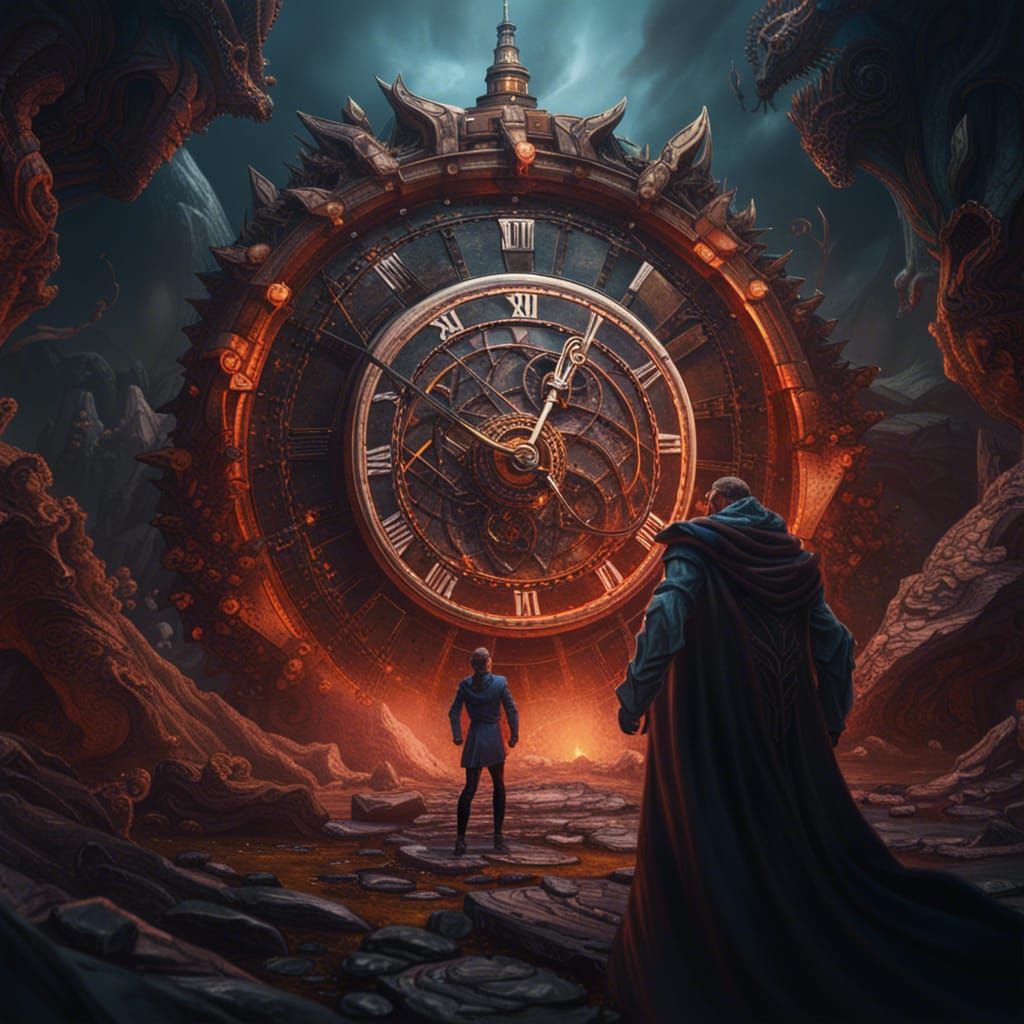 Time at the end of times - AI Generated Artwork - NightCafe Creator