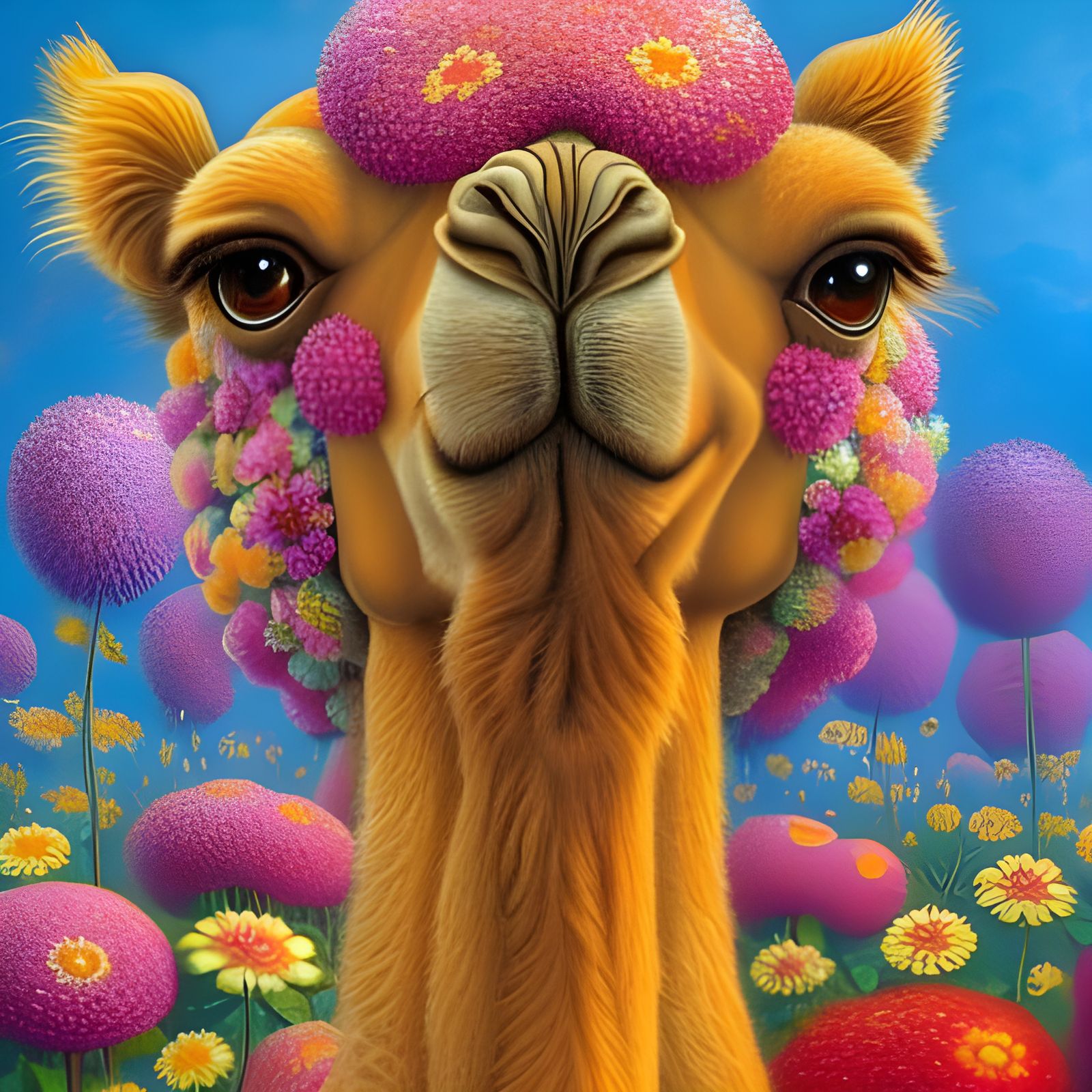 A lovely camel - Hippie Camel's Psychedelic Picnic: Surreal ...