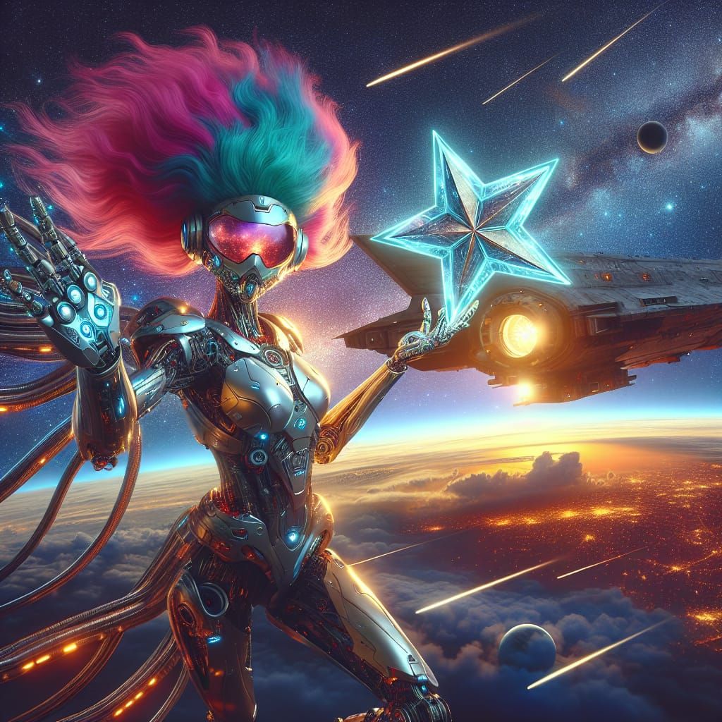 Star Chaser - AI Generated Artwork - NightCafe Creator