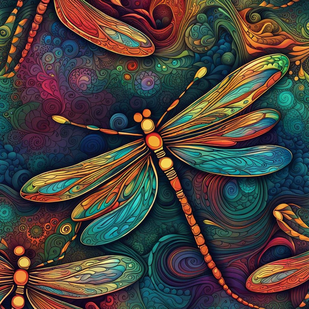 dragonfly - AI Generated Artwork - NightCafe Creator