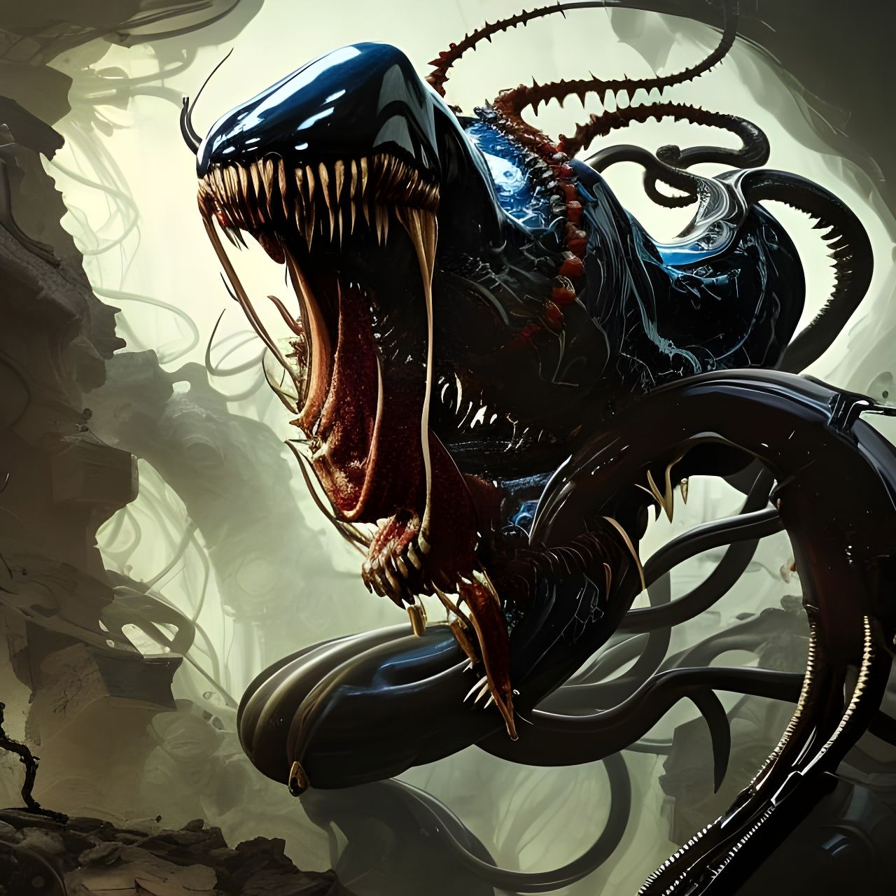 Venom - AI Generated Artwork - NightCafe Creator