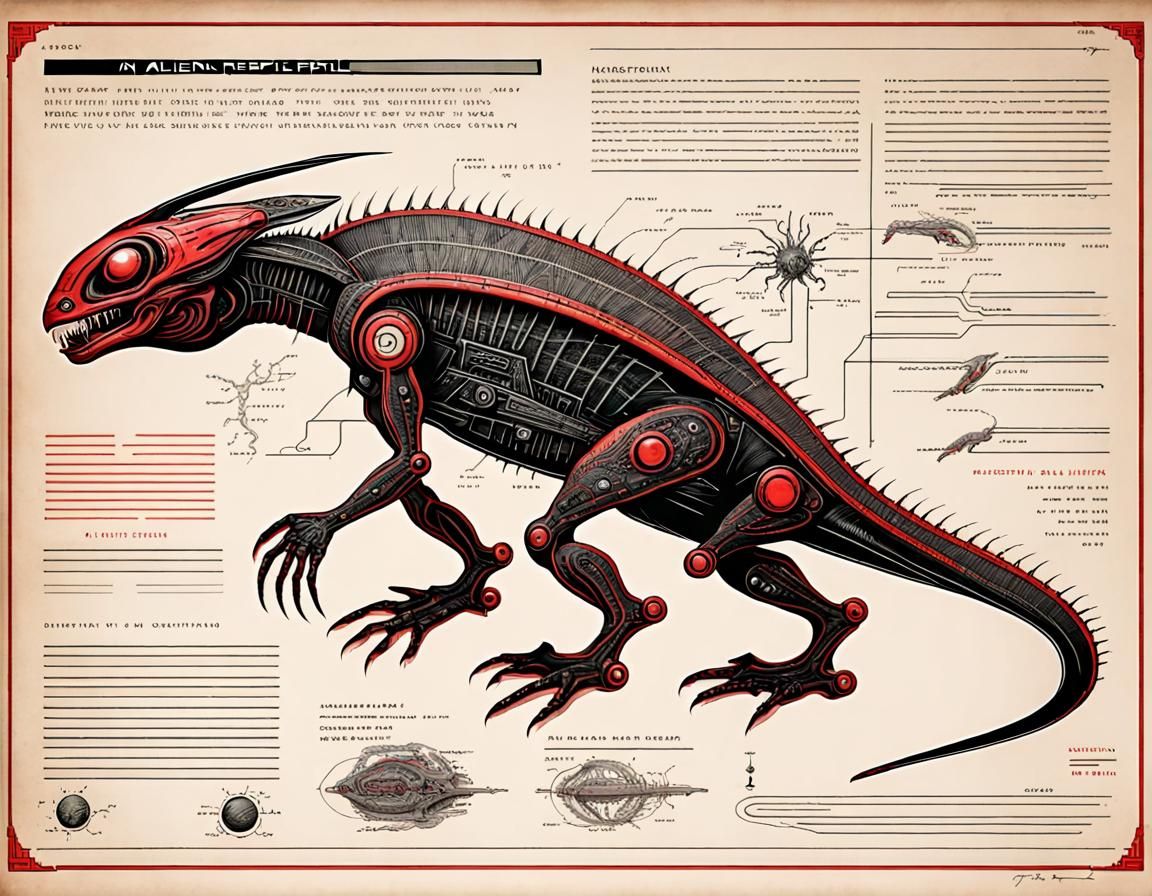 Top Secret: The Alien Reptile Analysis - AI Generated Artwork ...