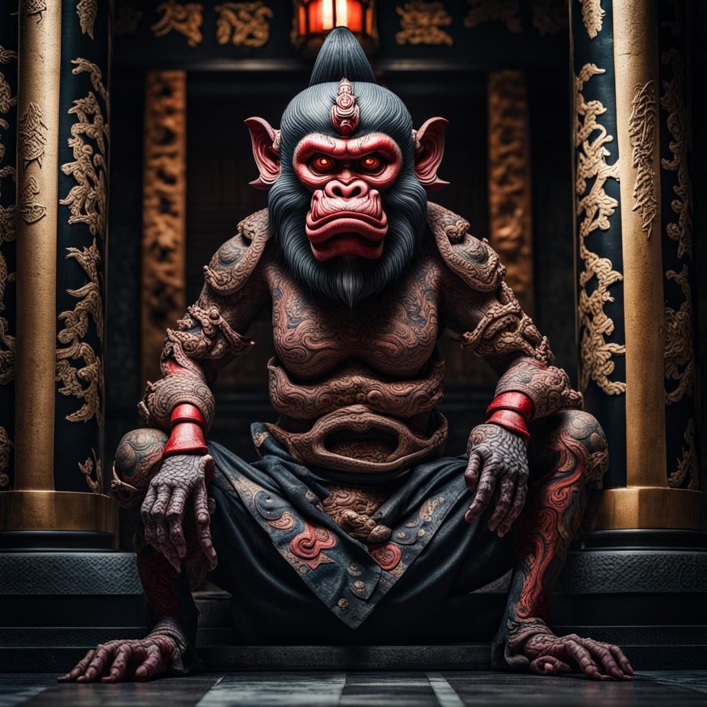 Monkey Oni - AI Generated Artwork - NightCafe Creator