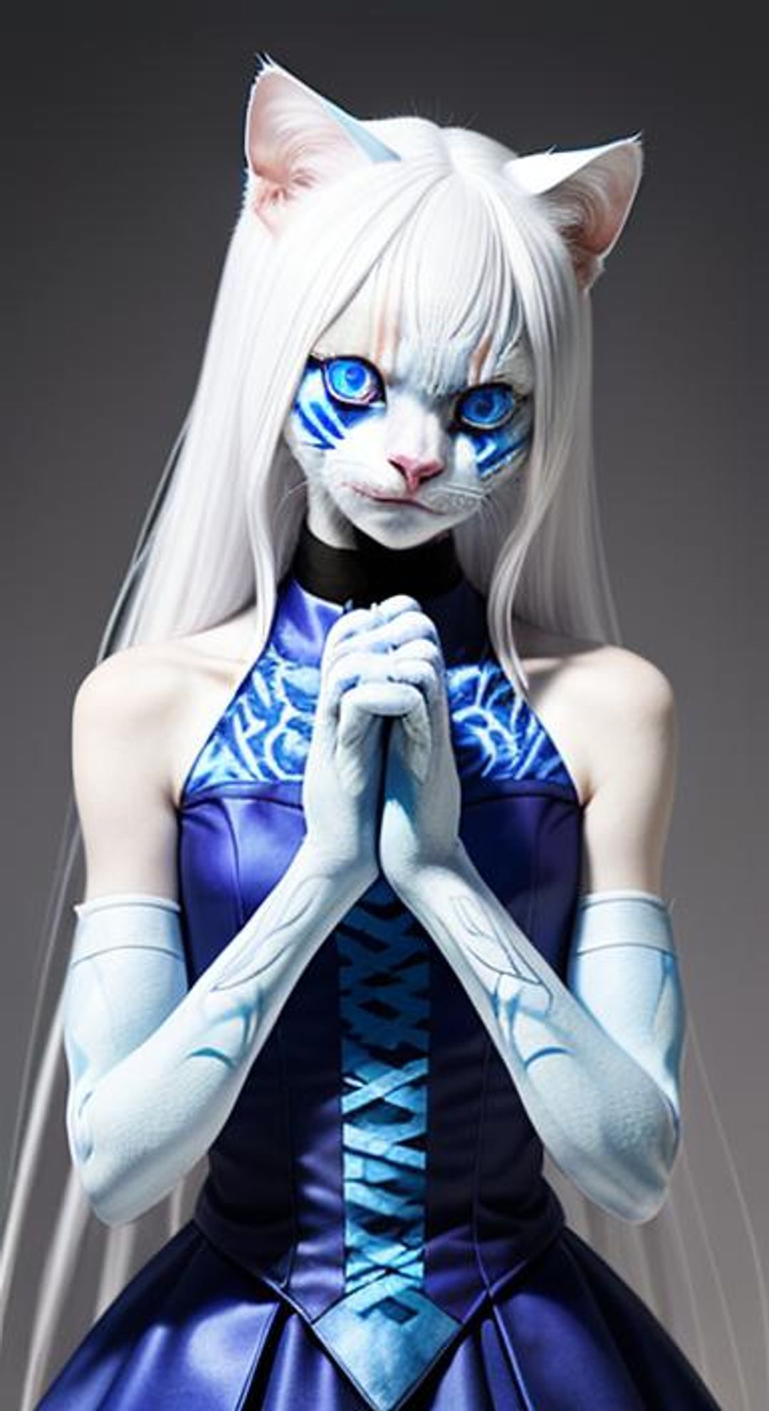 Fiona Le Blanka #2: "New makeup. I pretty?" - AI Generated Artwork ...