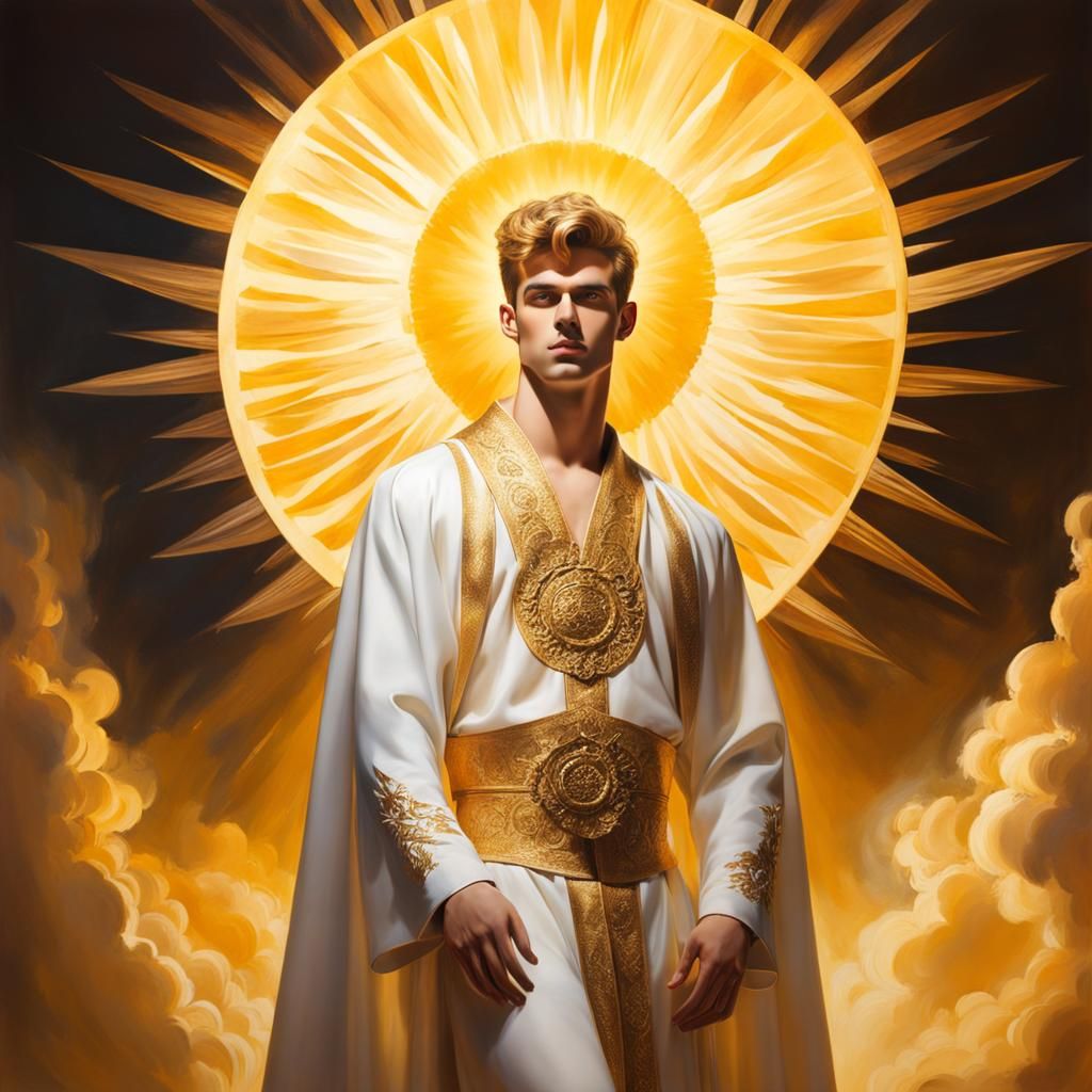 Sun Priest 240118 - AI Generated Artwork - NightCafe Creator