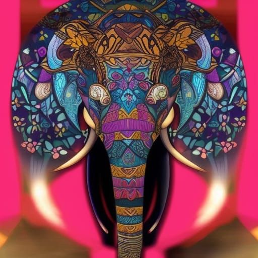 Elephant Power - AI Generated Artwork - NightCafe Creator