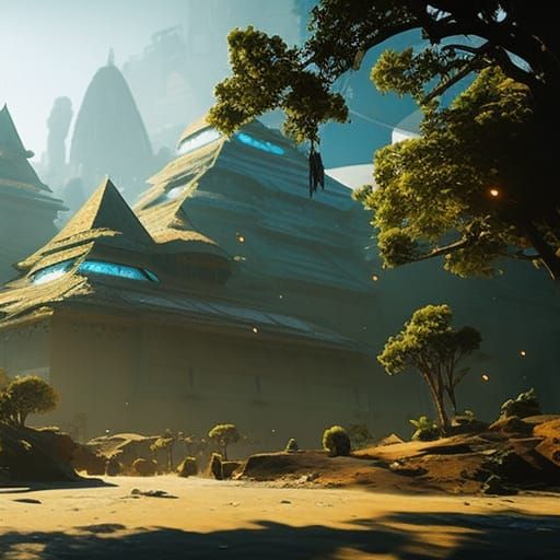 SCI-FI - Concept art - AI Generated Artwork - NightCafe Creator