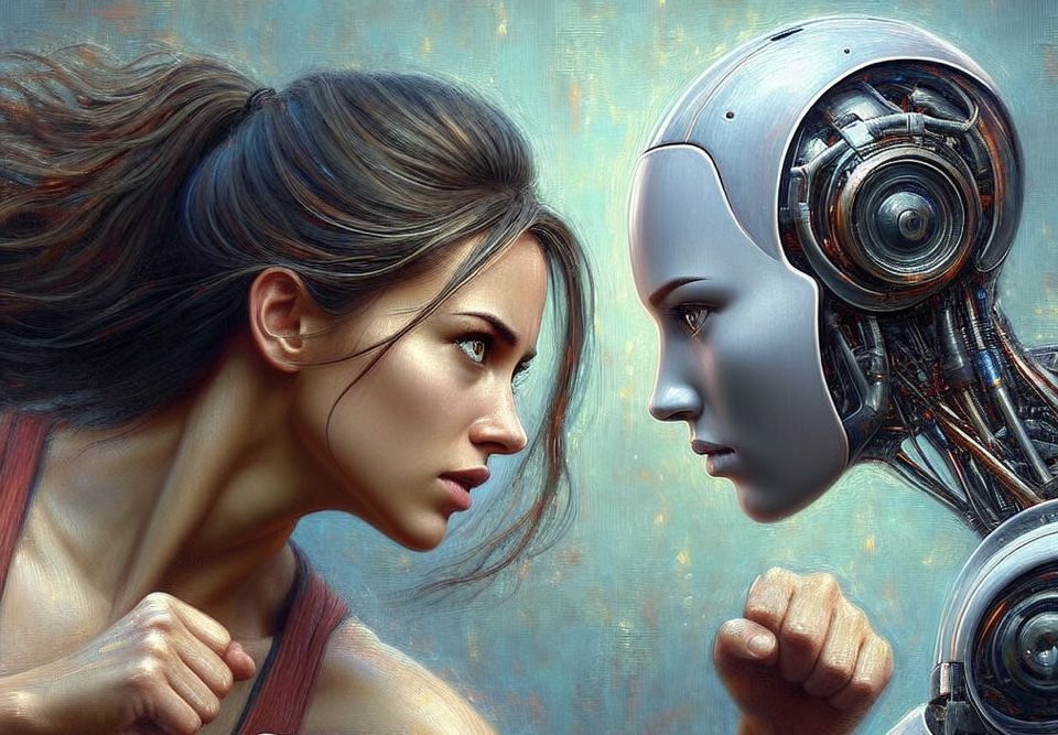 Human vs AI - AI Generated Artwork - NightCafe Creator