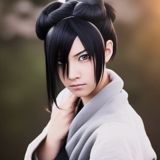 Realistic Tenten From Naruto - AI Generated Artwork - NightCafe Creator