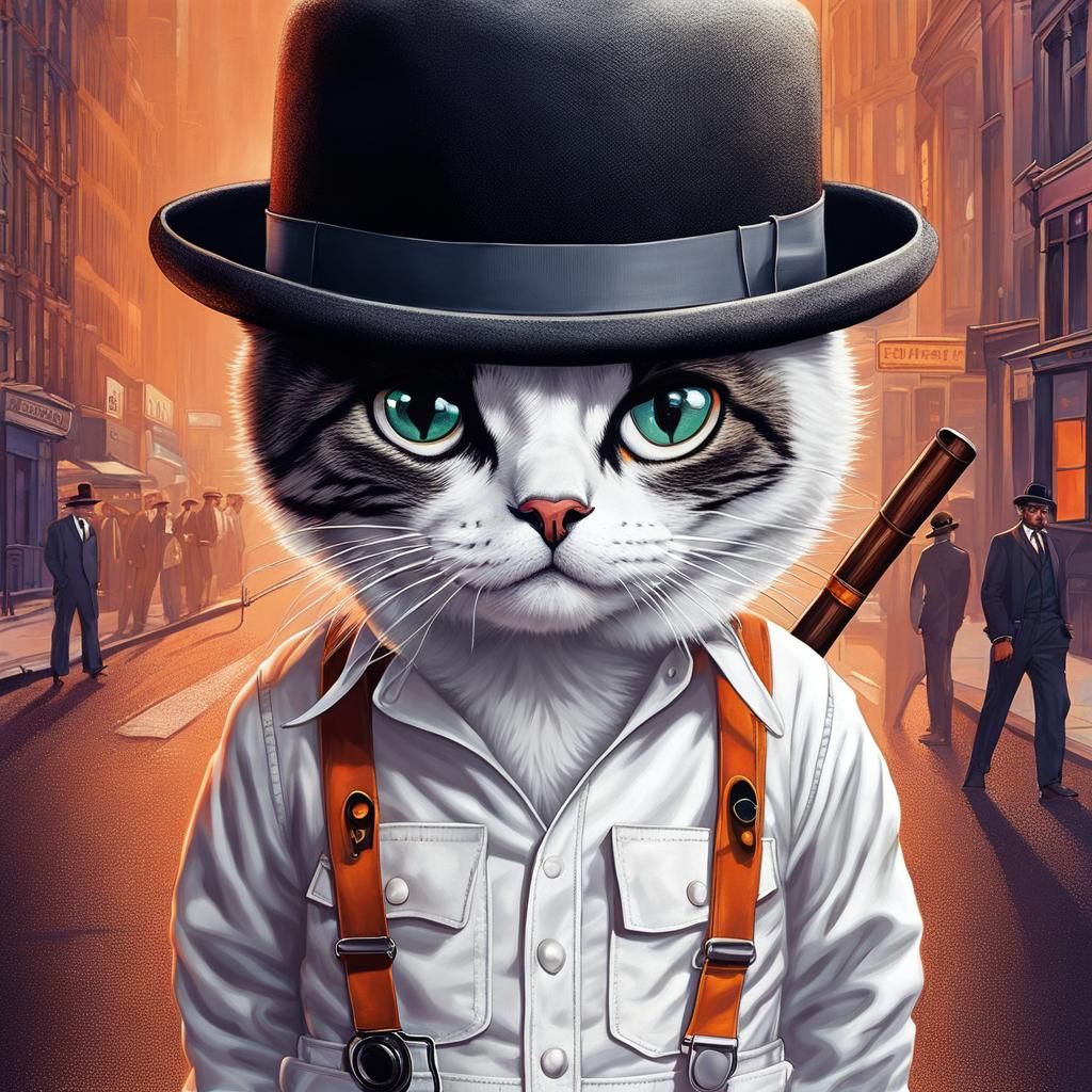 Alex The Droog on Stanley Kubrick's "CLockwork Orange" Cult Movie, Cat ...