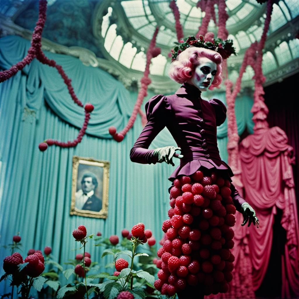 Raspberry Lady Stood Up - AI Generated Artwork - NightCafe Creator