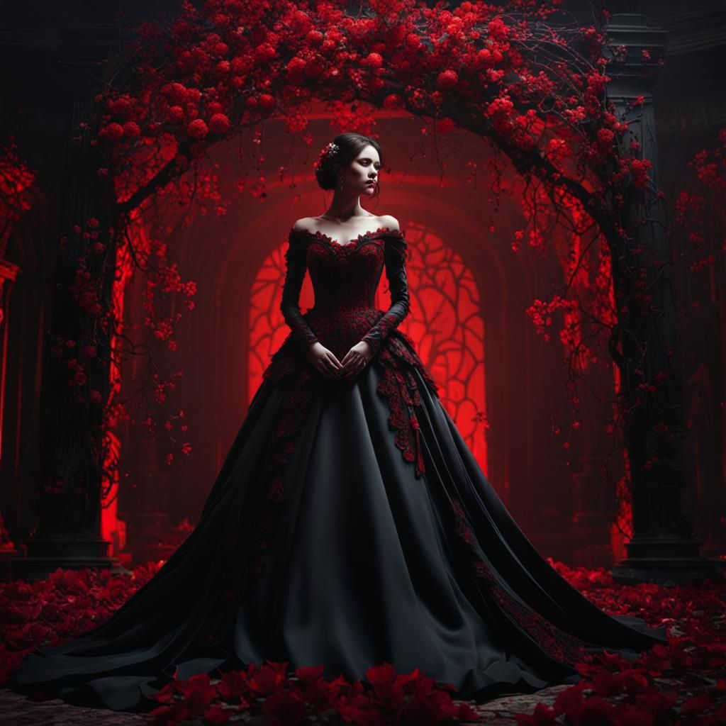 Blood Bride - AI Generated Artwork - NightCafe Creator
