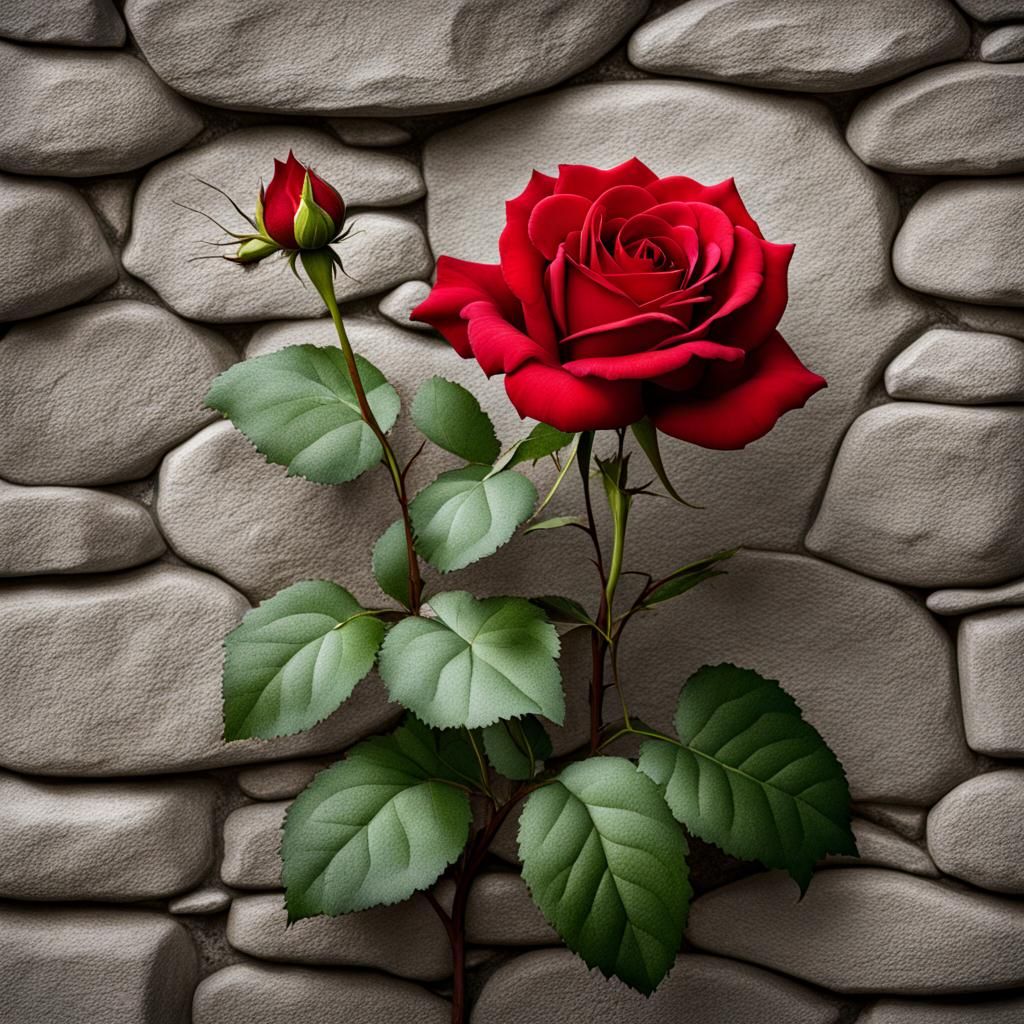 Roses Are Red - AI Generated Artwork - NightCafe Creator