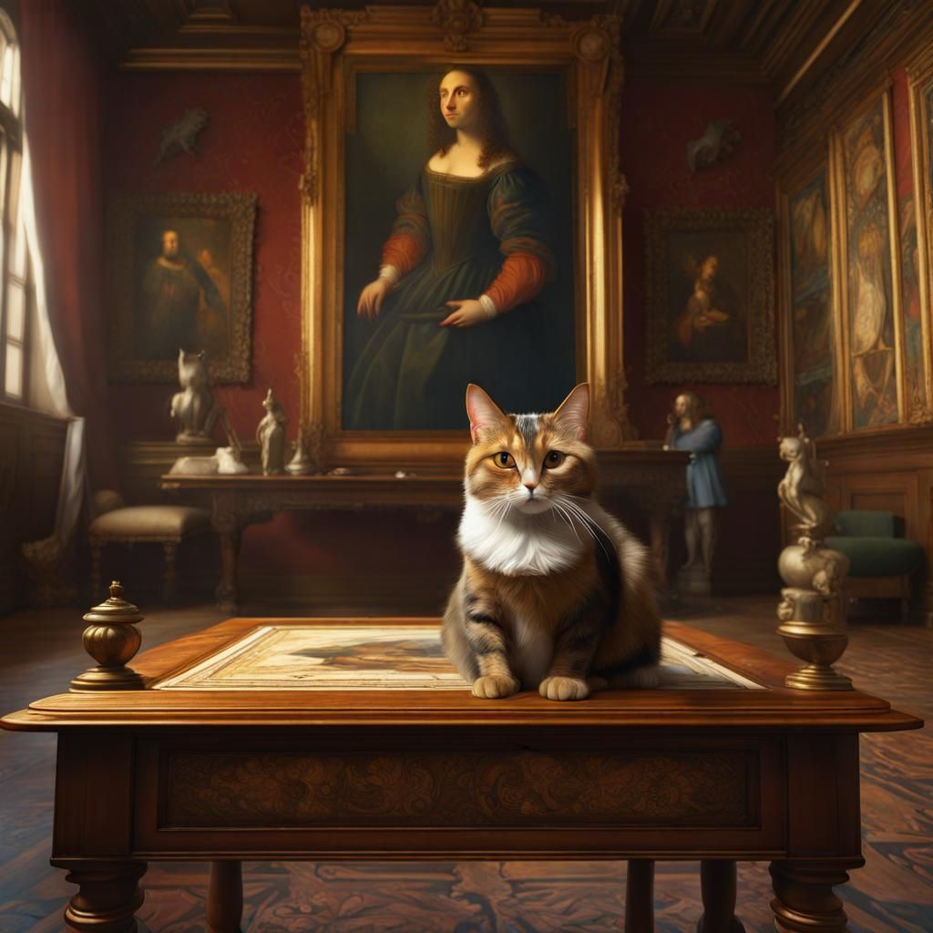 Cat's Fancy - AI Generated Artwork - NightCafe Creator