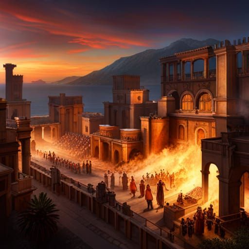 Carthage in war - AI Generated Artwork - NightCafe Creator