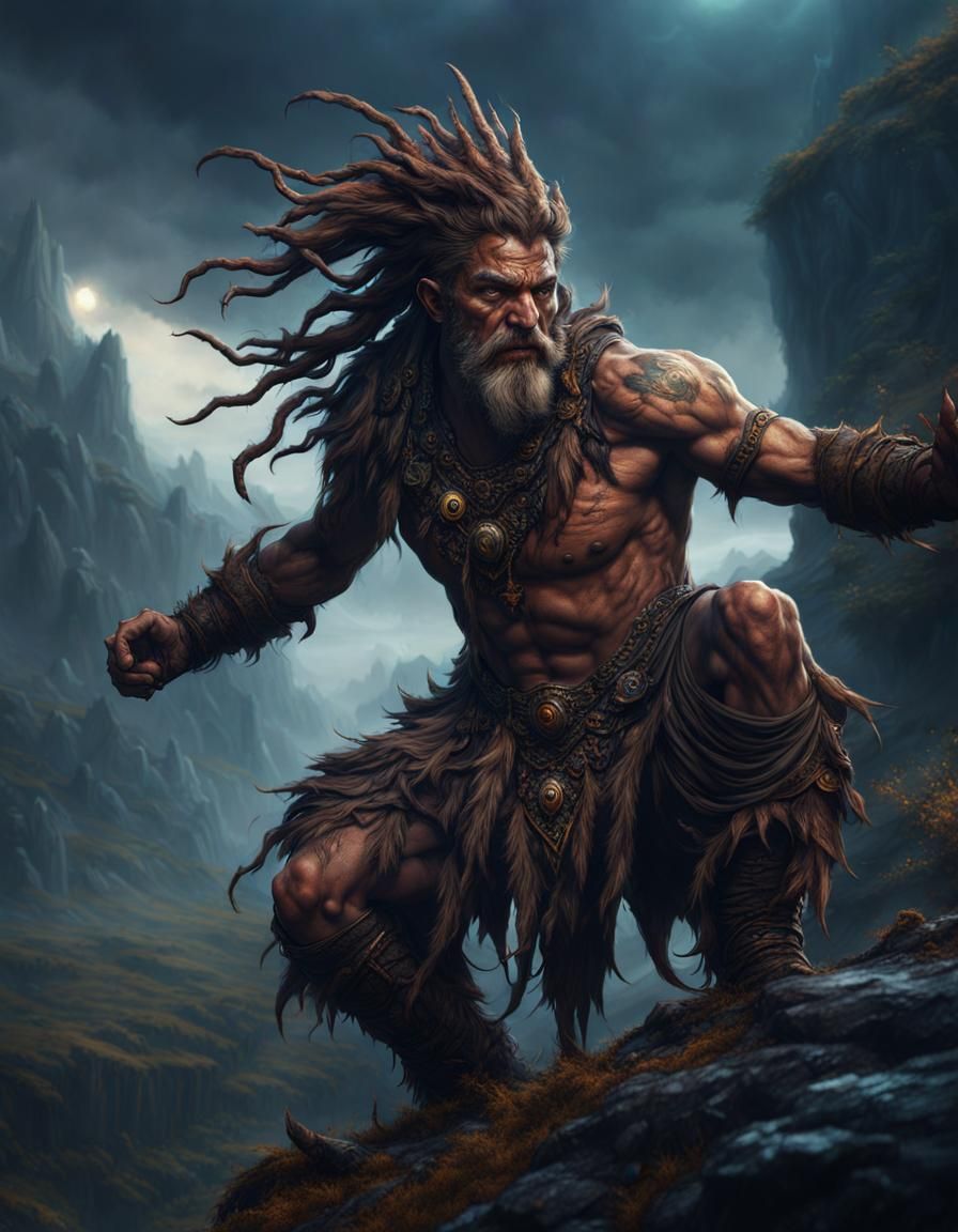 Wild man - AI Generated Artwork - NightCafe Creator