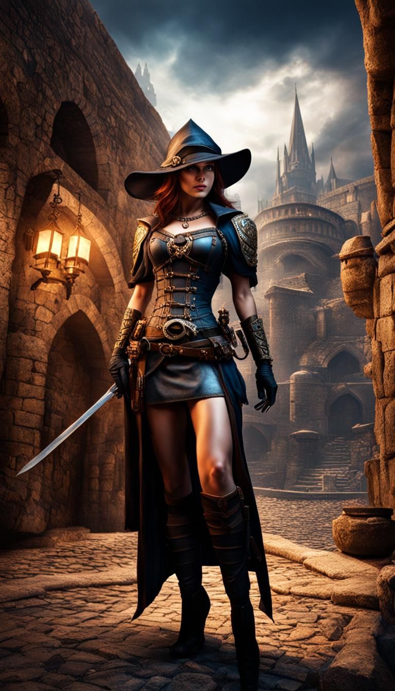 Duelist/thief D&D - AI Generated Artwork - NightCafe Creator