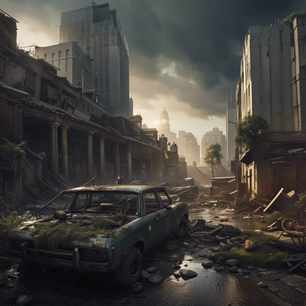 After Post Apocalypse - AI Generated Artwork - NightCafe Creator