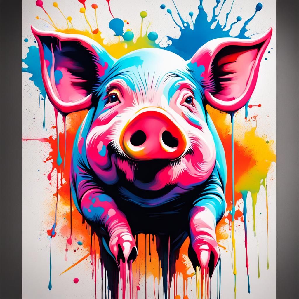 ballon animal pig - AI Generated Artwork - NightCafe Creator