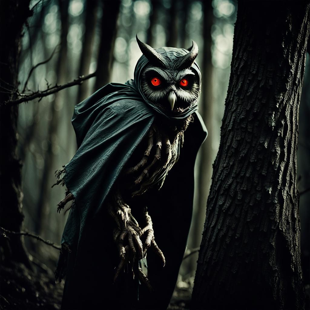 Cornwall Owl Man 2 - AI Generated Artwork - NightCafe Creator