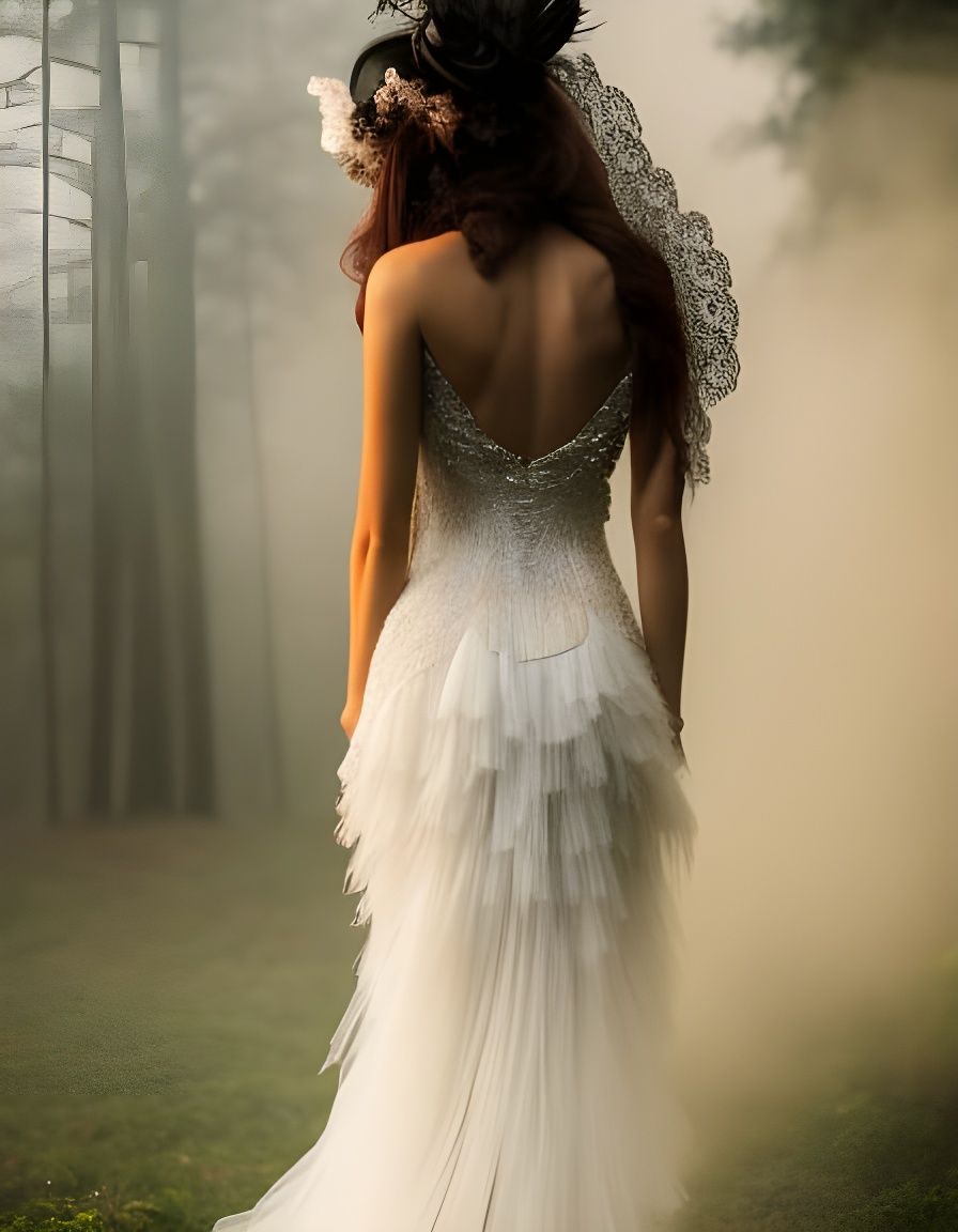 Ghost Bride - AI Generated Artwork - NightCafe Creator