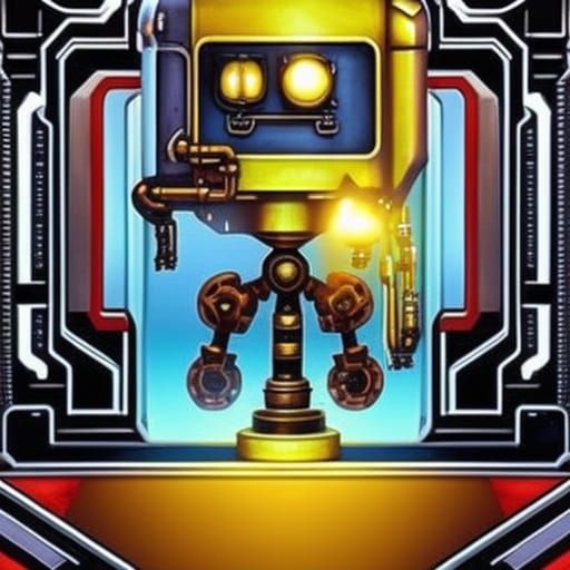 Mech Factory - AI Generated Artwork - NightCafe Creator